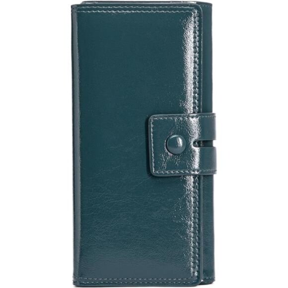 Bags | Wallet For Women Rfid Blocking Vegan Leather Purses Large ...
